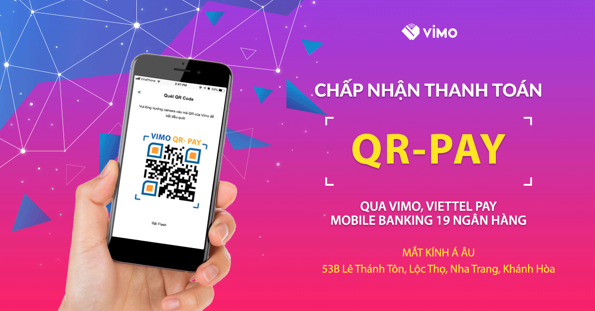 Quét mã cực nhanh, thanh toán cực tiện cùng QR Pay của Vimo tại mắt ...